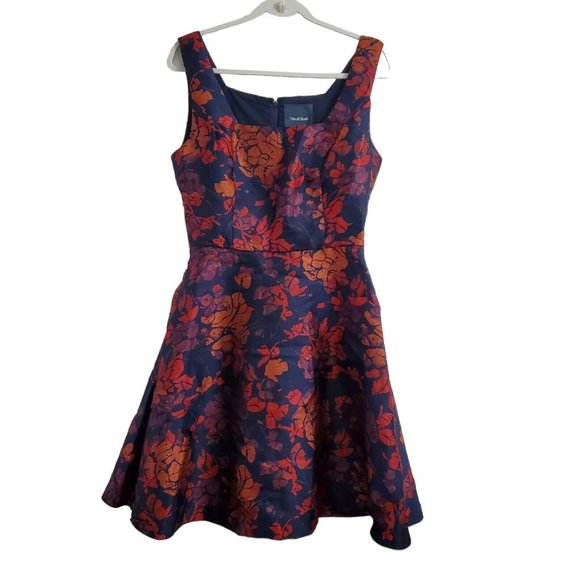 Modcloth | Dresses | Modcloth Fit And Flare Dress Rsvp Ready Brocade ...